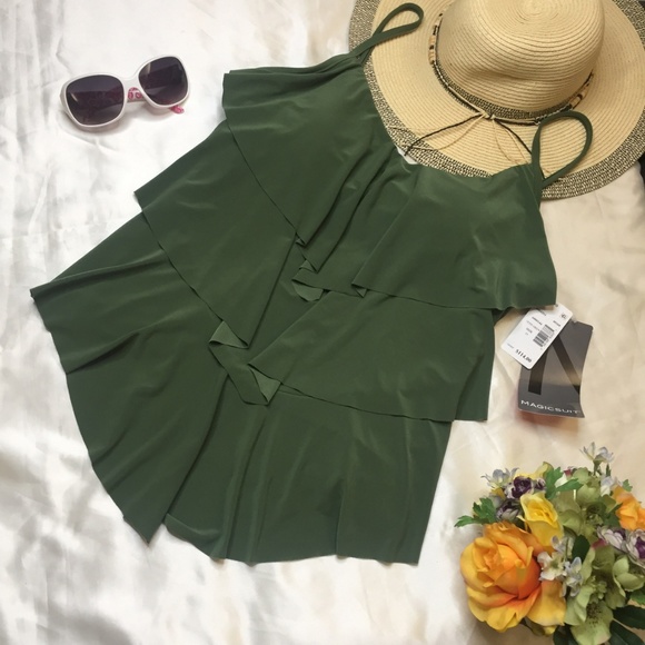 Magicsuit | Swim | Magicsuit Womens Magic Solids Rita Tankini Top ...